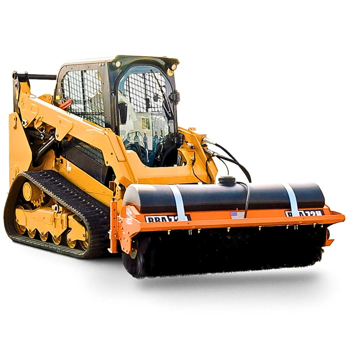 Broce Broom BBA Series Hydraulic Skid Steer Angle Broom — Attachments King