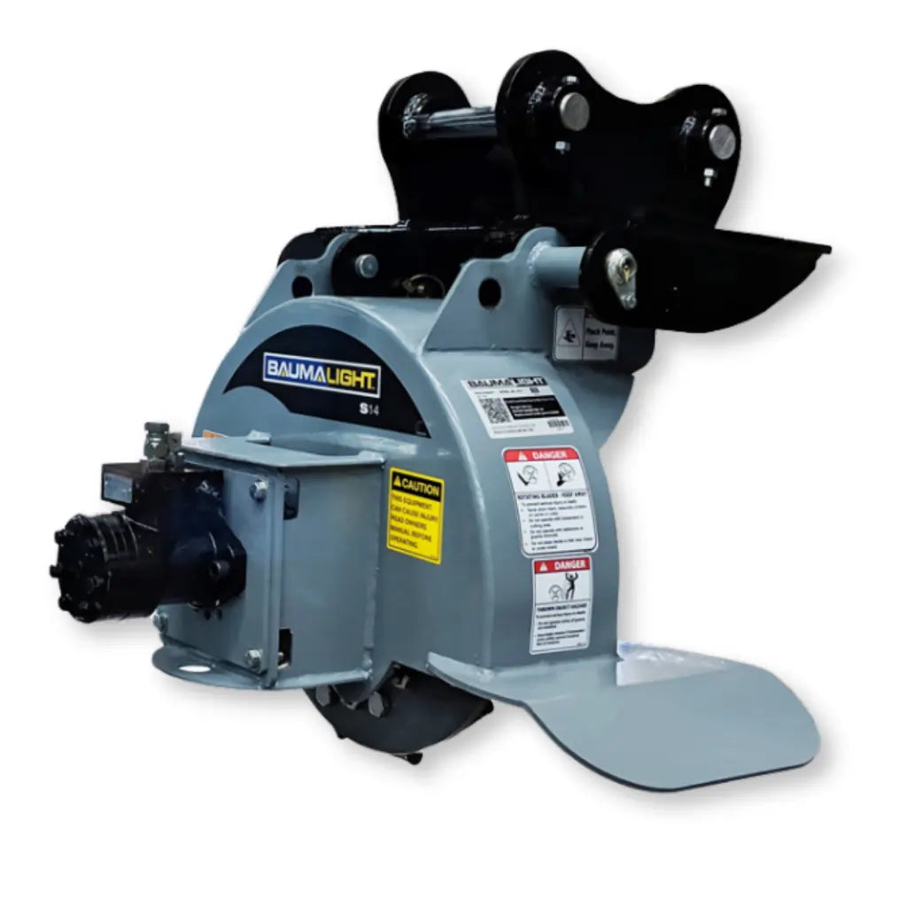 Baumalight S14 Stump Grinder For 1-2 Ton Mini Excavators — Attachments King