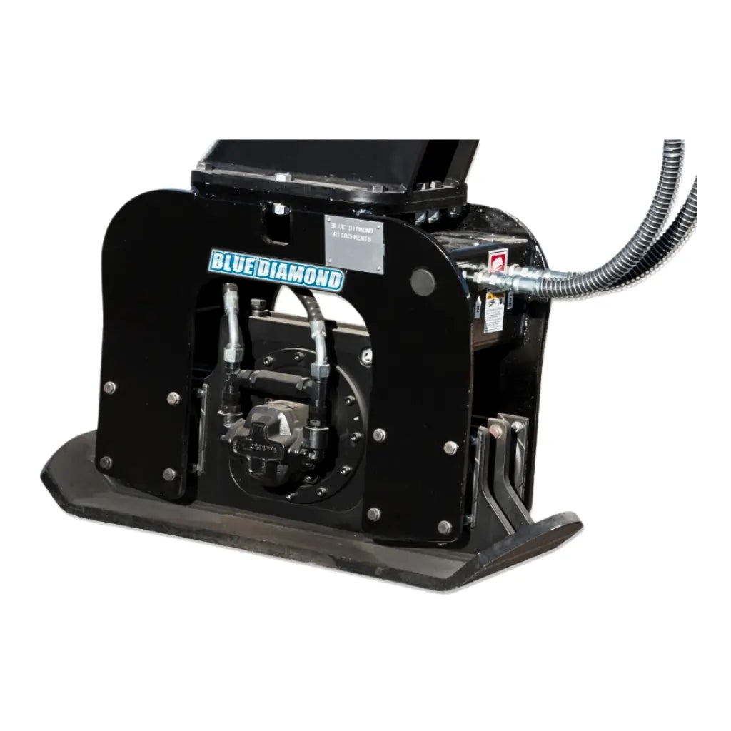 Blue Diamond Plate Compactor — Attachments King