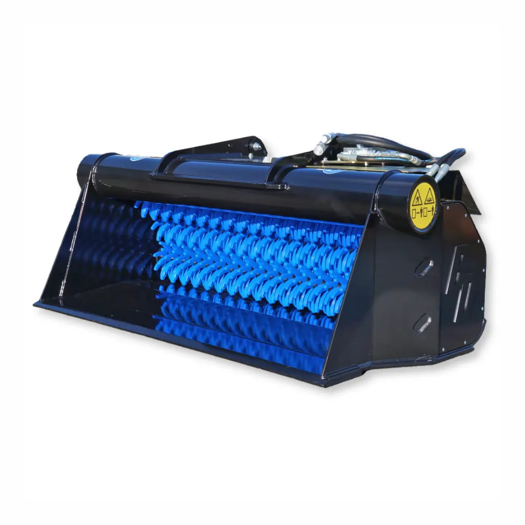 Blue Diamond Skid Steer Screening Bucket — Attachments King
