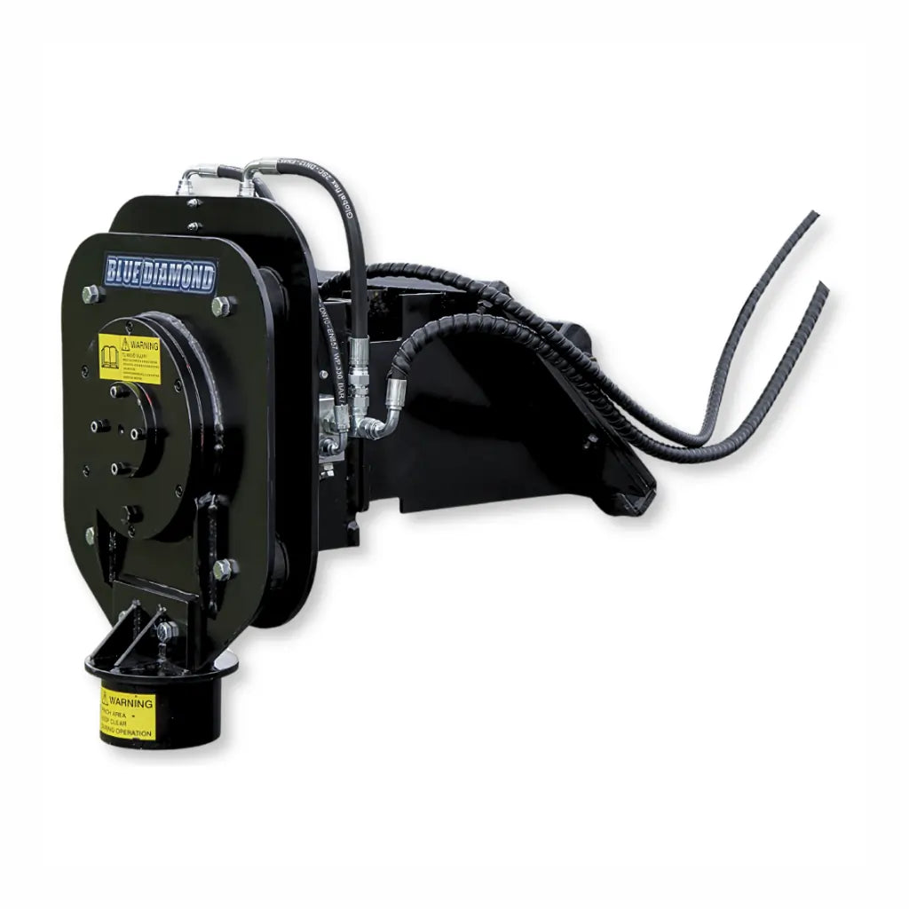 Blue Diamond Vibratory Post Driver with Tilt - Series 2 — Attachments King