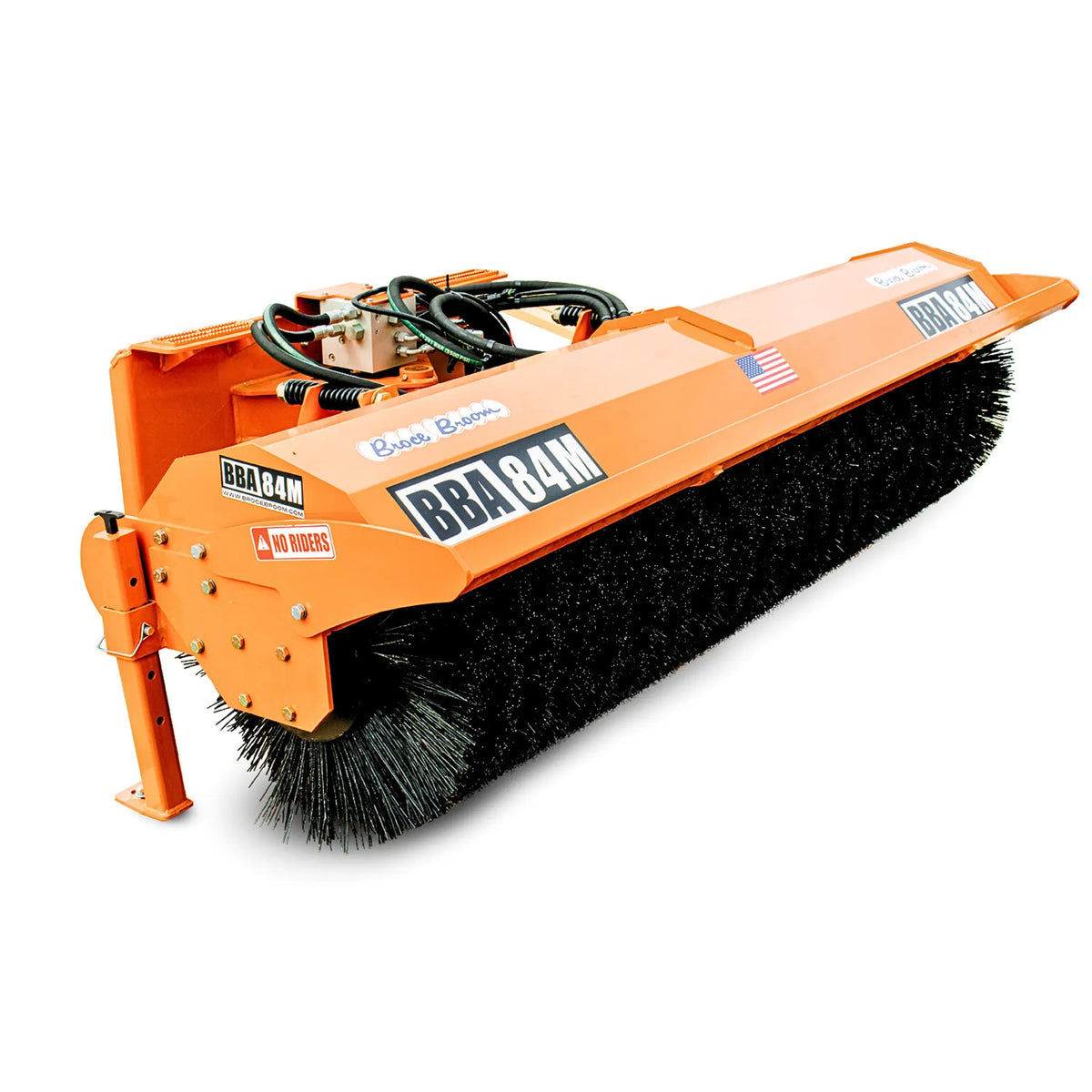 Broce Broom BBA Series Manual Skid Steer Angle Broom — Attachments King