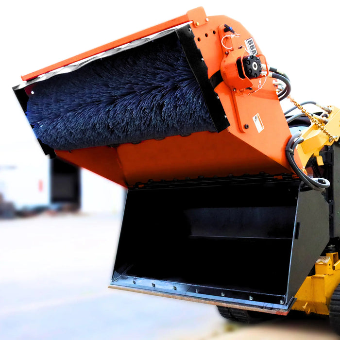 Broce Broom BBA Series Skid Steer Pickup Broom — Attachments King