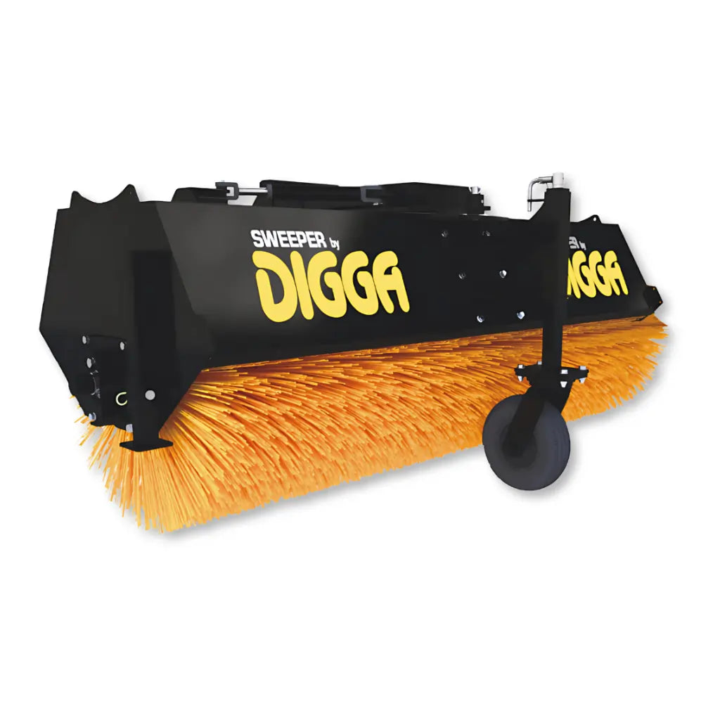 Digga Hydraulic Pivot Angle Broom Attachment for Skid Steer ...