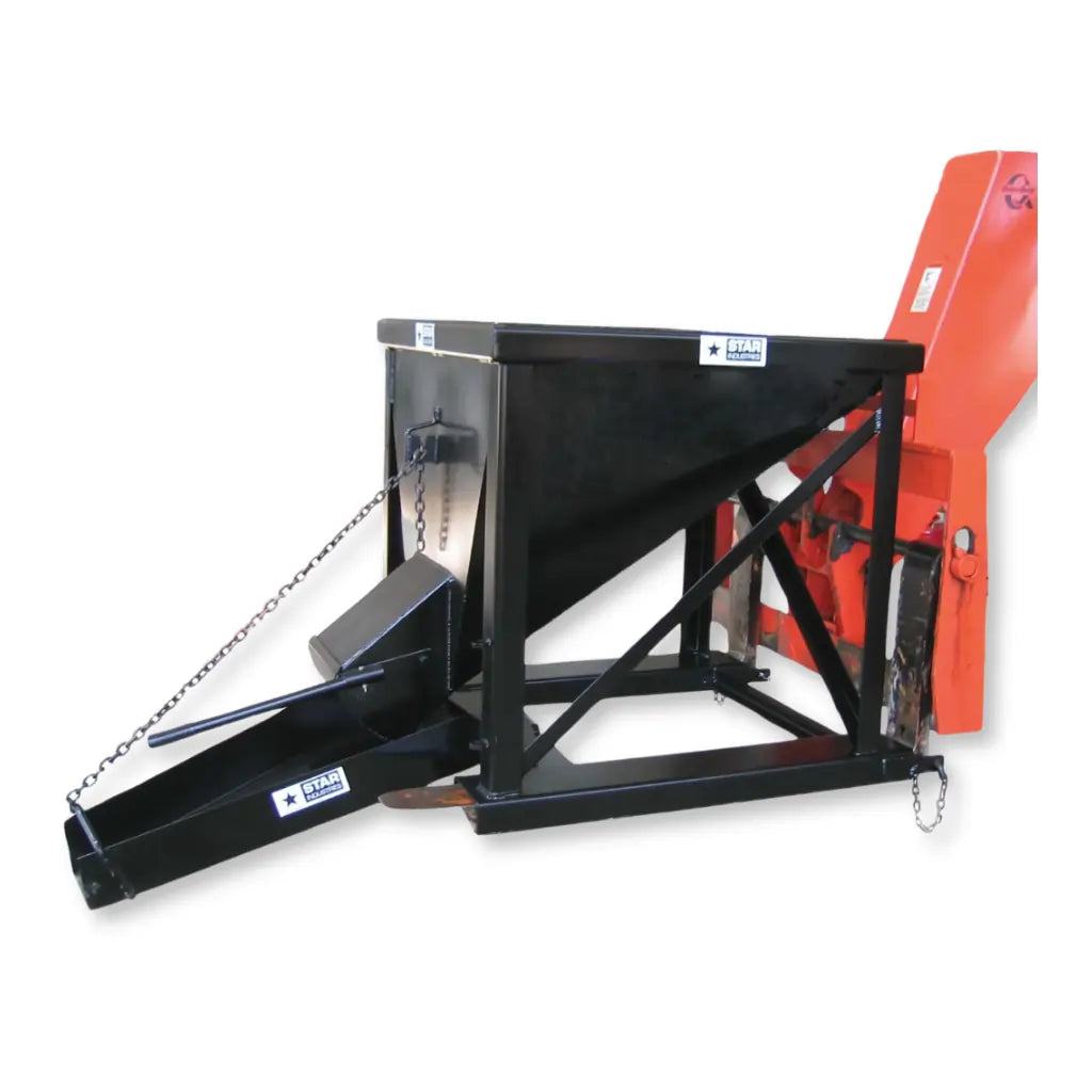 Star Industries Forklift Concrete Hopper w/ Swivel Chute — Attachments King