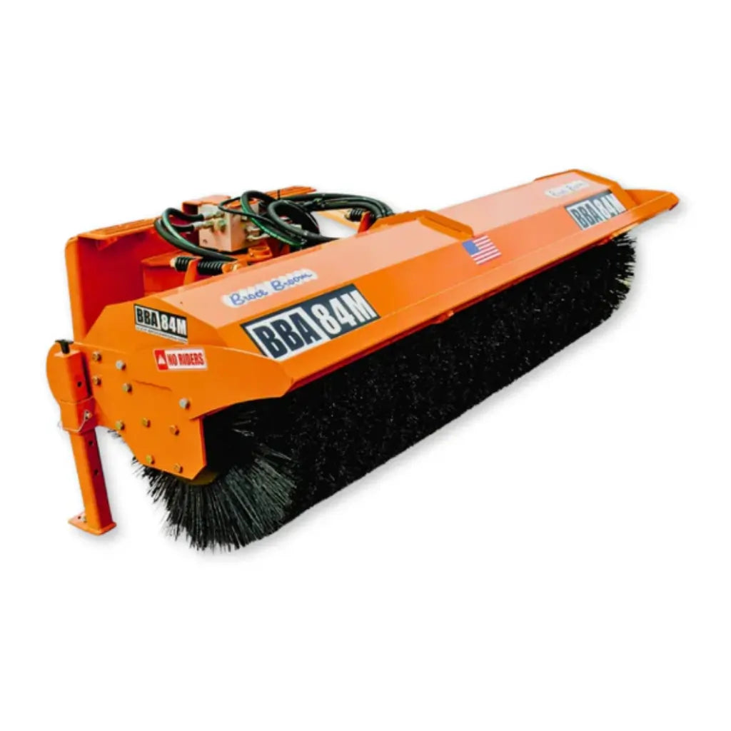 Broce Broom BBA Series Manual Skid Steer Angle Broom — Attachments King
