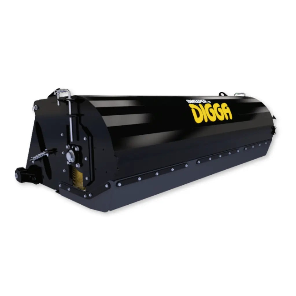 Digga Sweeper Bucket Broom Attachment for Skid Steer — Attachments King