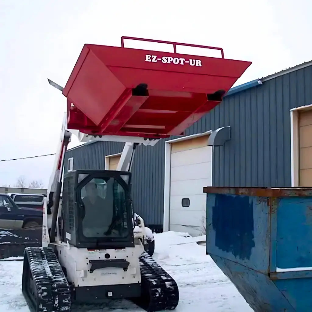 EZ SPOT UR Small Waste Bin with Fork Pockets — Attachments King