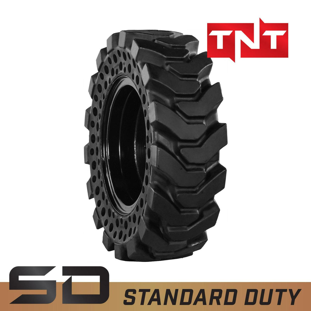 10-16.5 Right Mounted Standard Duty Solid Rubber Tire — Attachments King