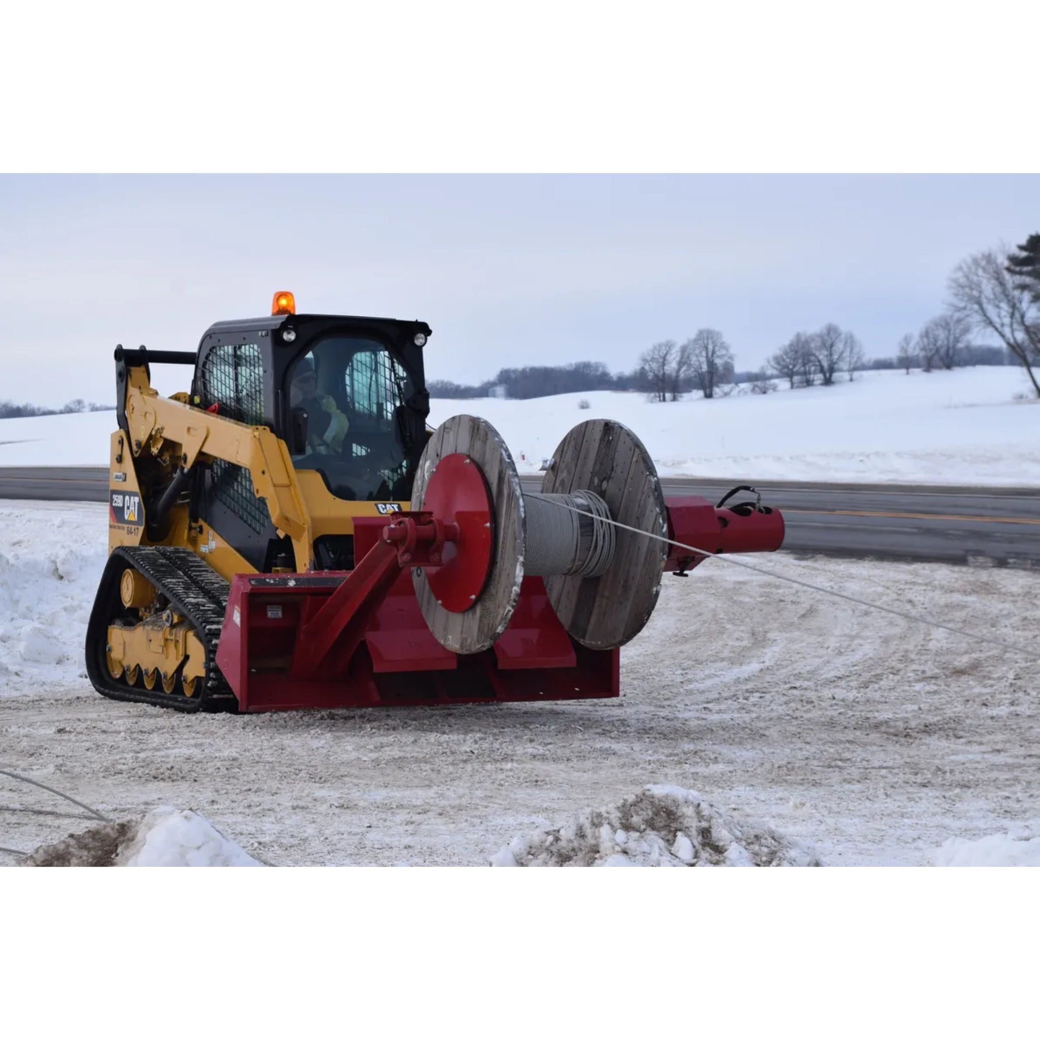 EZ SPOT UR Skid Steer Wire Reel Attachment — Attachments King